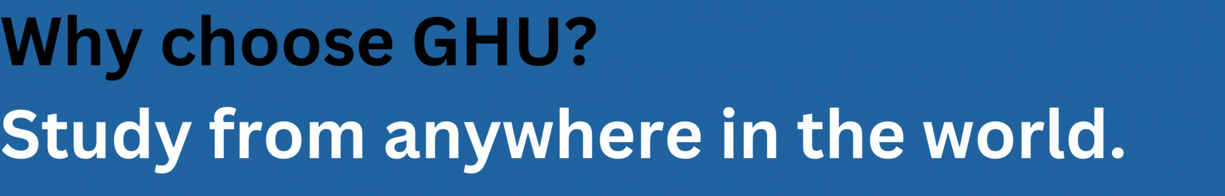 PhD and DBA programs at the GHU